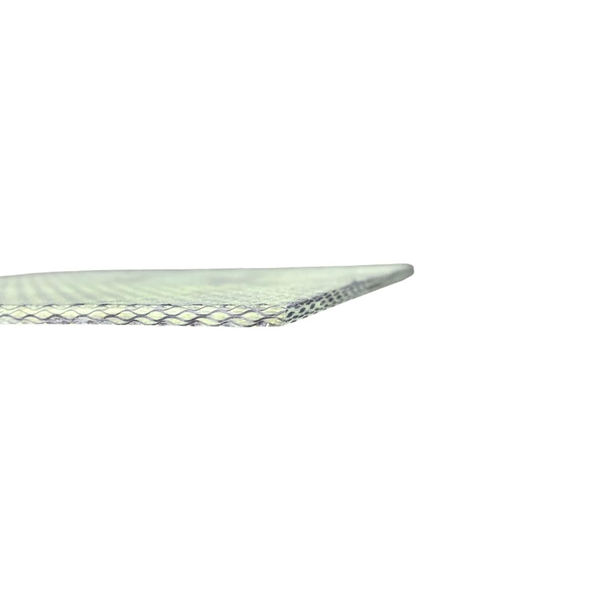 Carbon Fiber G10 Hybrid Plate Matte/Gloss -Mint and Light Gray - 5" x ...